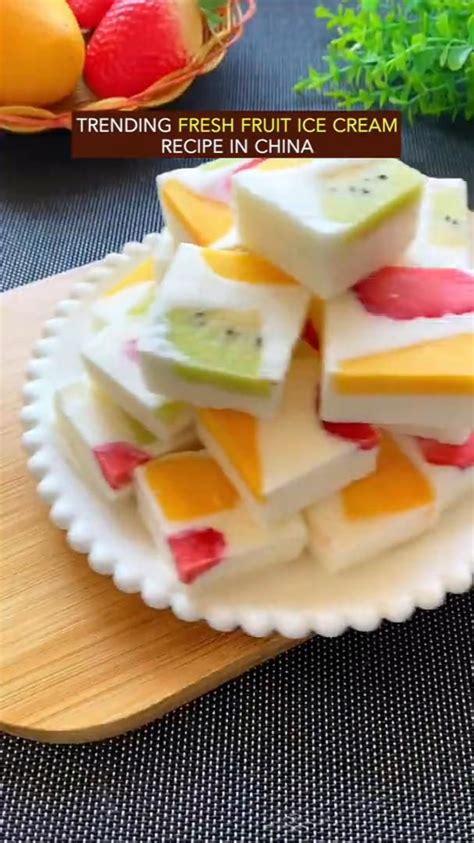 Easy And Quick Fresh Fruit Ice Cream Recipe Homemade Fruit Ice Cream