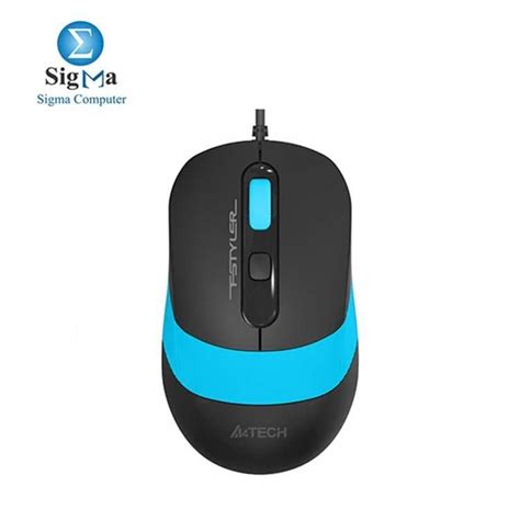 A4tech Fstyler Fm10 Blue Optical Wired Mouse A4 Tech 125 Egp 16