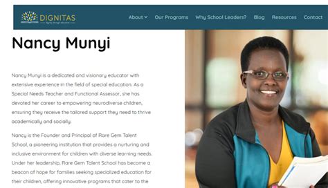 Nancy Munyi Co Founder Of Dyslexia Organization Kenya Dyslexia