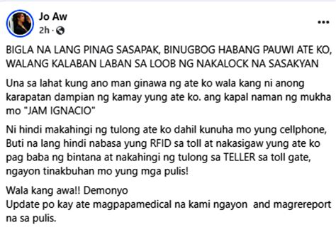 Jam Ignacio Accused Of Abusing His Fiancée Jellie Aw Philnews