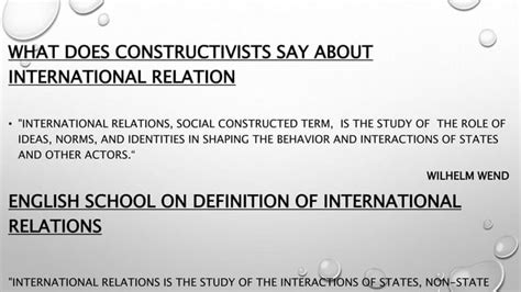 Definition And Scope Of International Relations Autosaved Pptx Political Issues And Policy