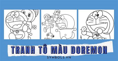 Top 78 Tô Màu Doremon Cute Update