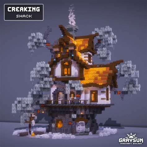 Minecraft Creaking Shack Minecraft Houses Minecraft Cottage
