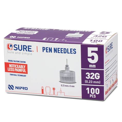 4sure Pen Needles 32g Diabetes Uk Shop