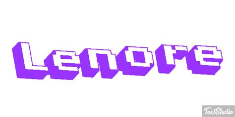 Lenore Name Animated  Logo Designs