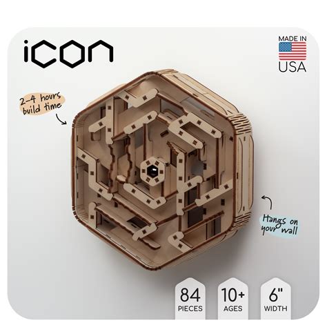 3d Wooden Puzzles Intrism Marble Mazes To Build Play And Display
