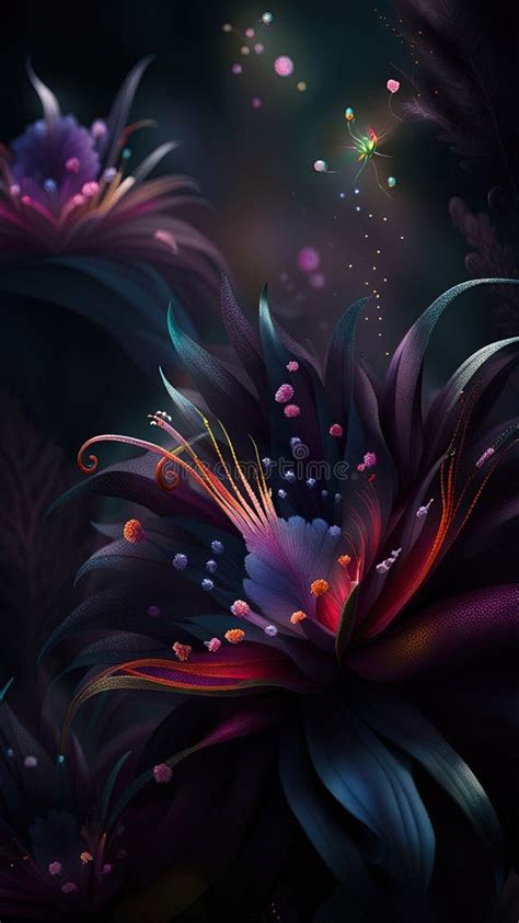 Stylized Flowers Floral Fantasy The Art Of Stylization Stock