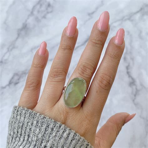 Prehnite Jewelry Buy Natural 925 Silver Prehnite Jewelry Online