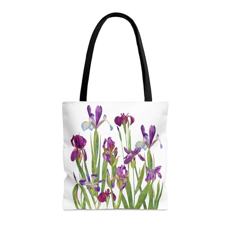 Purple Iris All Purpose Tote Bag Book Bag Fashionable Tote Bag Or Shopping Bag Spring Dutch