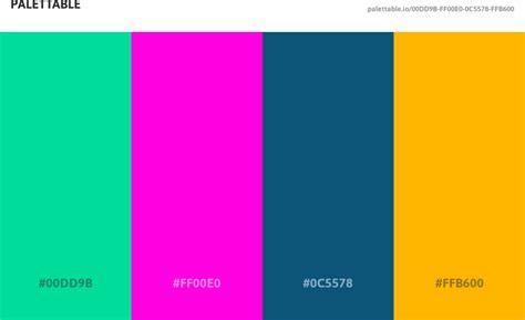 Color Palette 4 Colors Mindfulness Coloring Activities