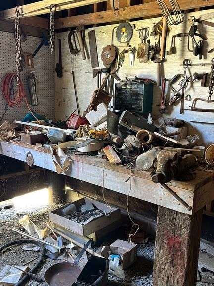 Contents Of Wall And Work Bench H Barry Smith Realtors Auctioneers And Advisors A Willard
