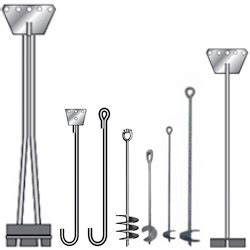 Communication Tower Guy Wire Turnbuckles Preforms And Down Guy Anchors
