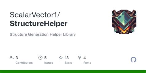 Github Scalarvector1structurehelper Structure Generation Helper Library