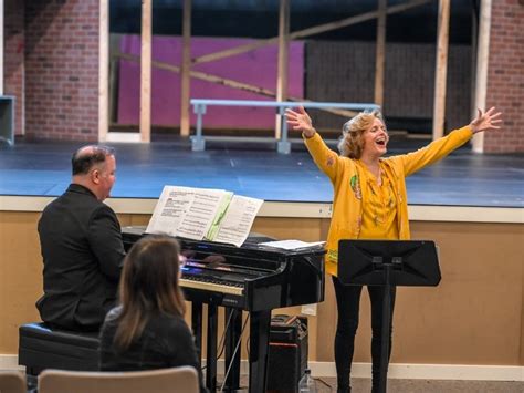 Carole Demas Visits West Orange High School Inspires Young Actors