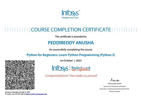 Excited To Share That I Have Successfully Completed The Python For