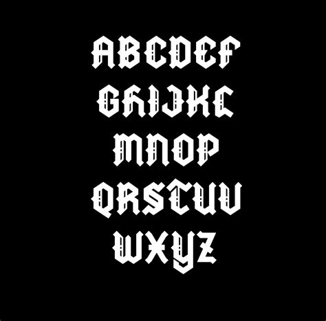 Block Gothic Fonts Molimeister