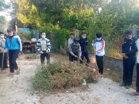 ရမ်းဗြဲမြို့၌ မြို့သန့်ရှင်းသာယာလှပစေရေးအတွက် ဌာနဆိုင်ရာများစုပေါင်းသန့