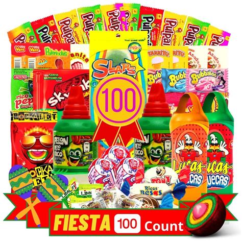 Las Posadas Mexican Candy Assortment 100 Pcs Spicy Sweet Sour Desertcart Guyana