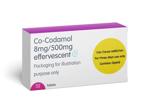 Co Codamol Effervescent 32 X 8 500mg Tablets Pillsorted