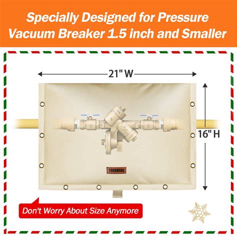 Backflow Preventer Cover Insulated Pouch