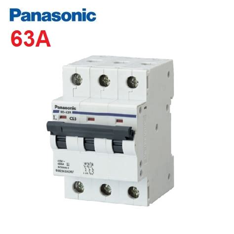 Cb Tép 3 Pha Mcb 3p 63a Panasonic Bbd3633cnv Thietbitaigia Com