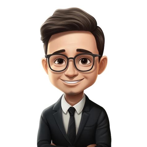 Premium Photo Investment Analyst Digital Avatar Generative Ai