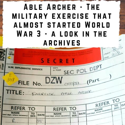Able Archer The Military Exercise That Almost Started World War 3 A