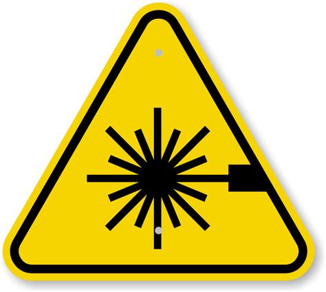 Iso Laser Beam Warning Sign Symbol Fast And Free Shipping Sku Is