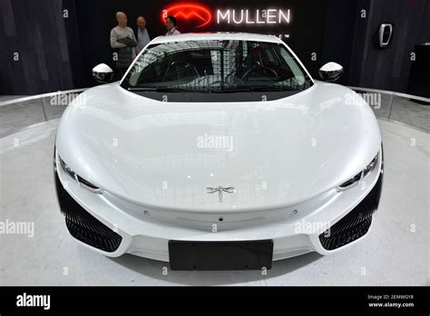 2020 Mullen Qiantu K50 Electric Car On Display At The 2019 New York