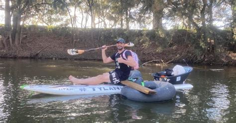 Mitchell Mcdonnell Paddling Murrumbidgee River For Tylan Hampton The Daily Advertiser Wagga
