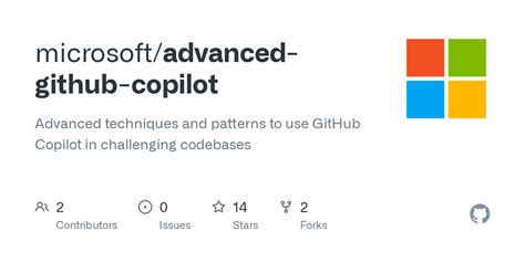 Github Microsoftadvanced Github Copilot Advanced Techniques And