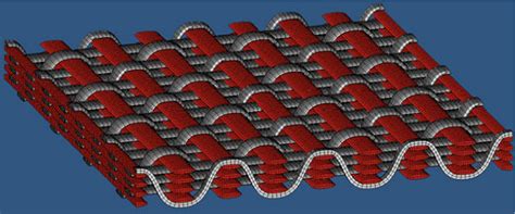 A Four Layer 3d Orthogonal Fabric With Binding Of Warp Yarns Through Download Scientific