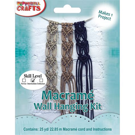 Pepperell Mini Macrame Hanging Heart Kit Michaels