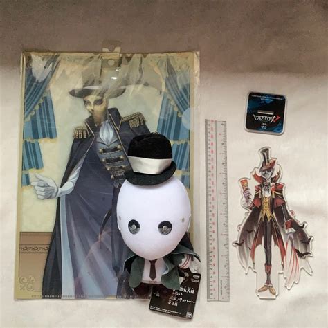Identity V Ripper Jack Plush Clearfile Folder Acrylic Stand Bundle Set
