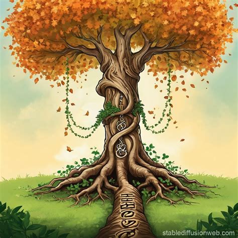 Tree With Downward Roots And T Shirt Design Stable Diffusion Online