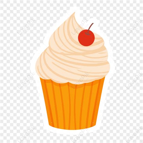 체리 일러스트 장식 컵케익 스티커컵 케이크파티생신 Png 일러스트 무료 다운로드 Lovepik