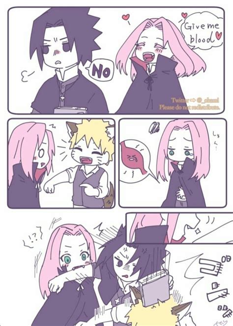 Uwu Doujinshi Naruto Universe Забавные иллюстрации Милые рисунки Сасуки учина