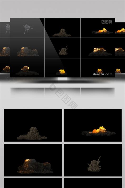 火焰爆炸特效图片 火焰爆炸特效素材免费下载 包图网