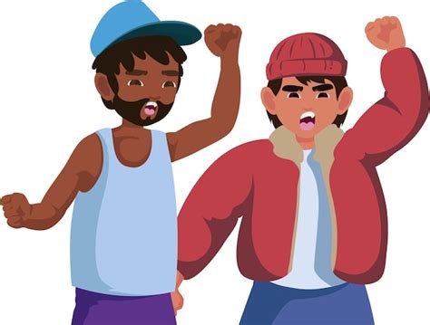 Premium Vector Activists Community Revolution Isolated Icon