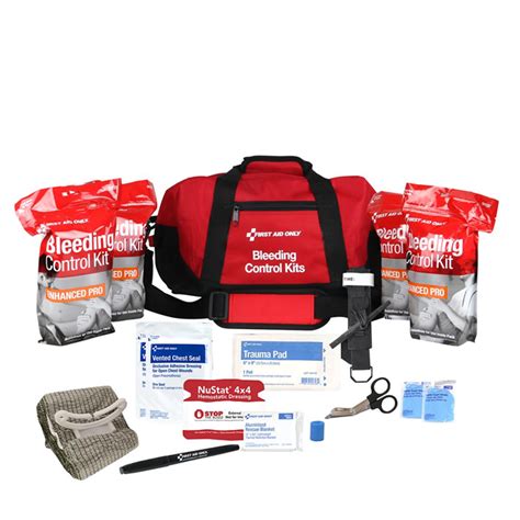 First Aid Only® Bleeding Control Multiple Victim Bag 19 Pieces Dival