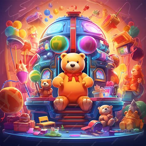 Premium Ai Image Toyland Pop Up Ui Toy Themed Game Pc Puzzle
