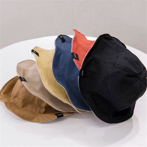 어린이 소년 소녀 여름 태양 모자 단색 면화 아기 모자 비치 모자 버킷 모자 키즈 액세서리
