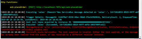 Servicebustrigger And Servicebus Outpub Binding In A Transaction