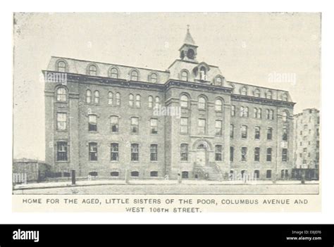 This 1893 Illustration Depicts The Home For The Aged Little Sisters Of The Poor Located On
