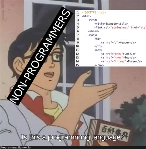 Is This A Programming Language ProgrammerHumor Io