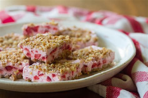 Frozen Strawberry Shortcake Squares Crumb A Food Blog