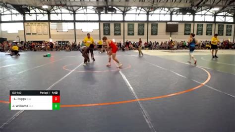 132 140 Lbs Champ Round 1 Logan Riggs Psf Wrestling Academy Vs