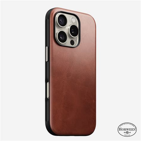 Modern Leather Case Iphone 16 Pro Olde Dublin Horween