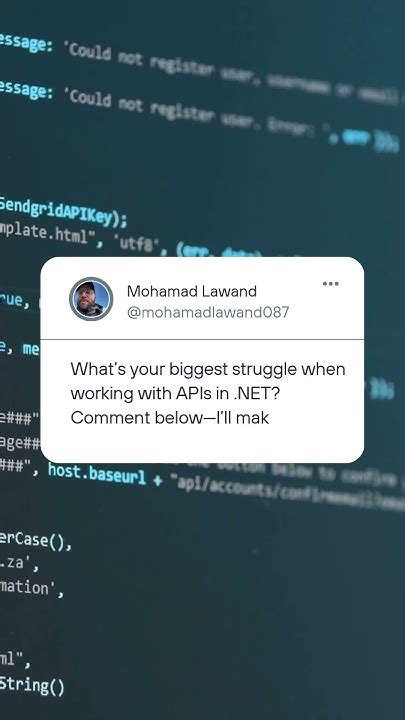 Api Problems Dotnet Programming Coding Youtube
