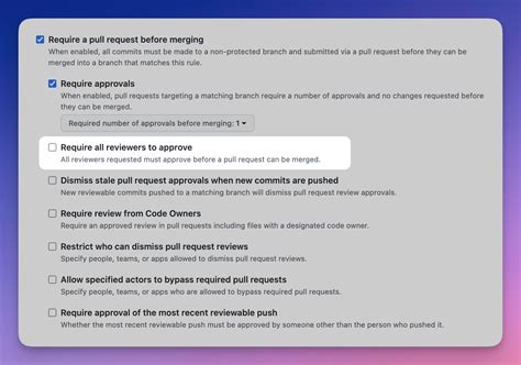 Feature Request Allow PR Author To Require All Reviewers To Approve Community Discussion